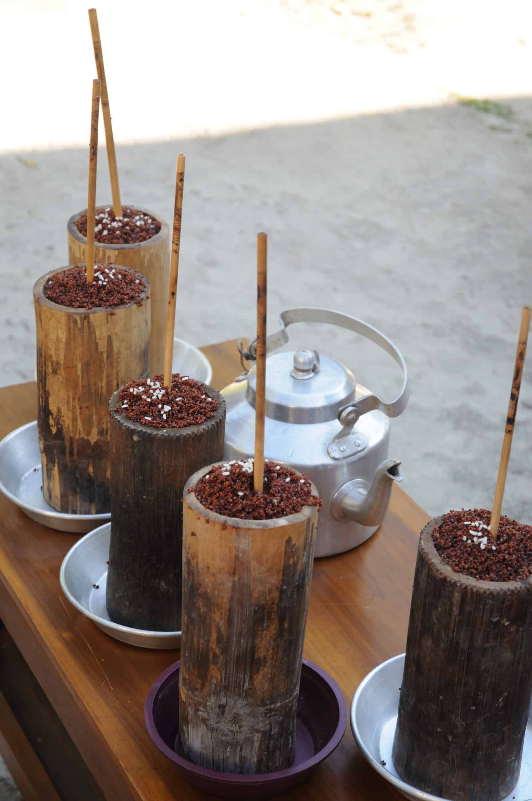 Sikkims traditionelles Hirse Bier "Chang" - Sikkim.ch